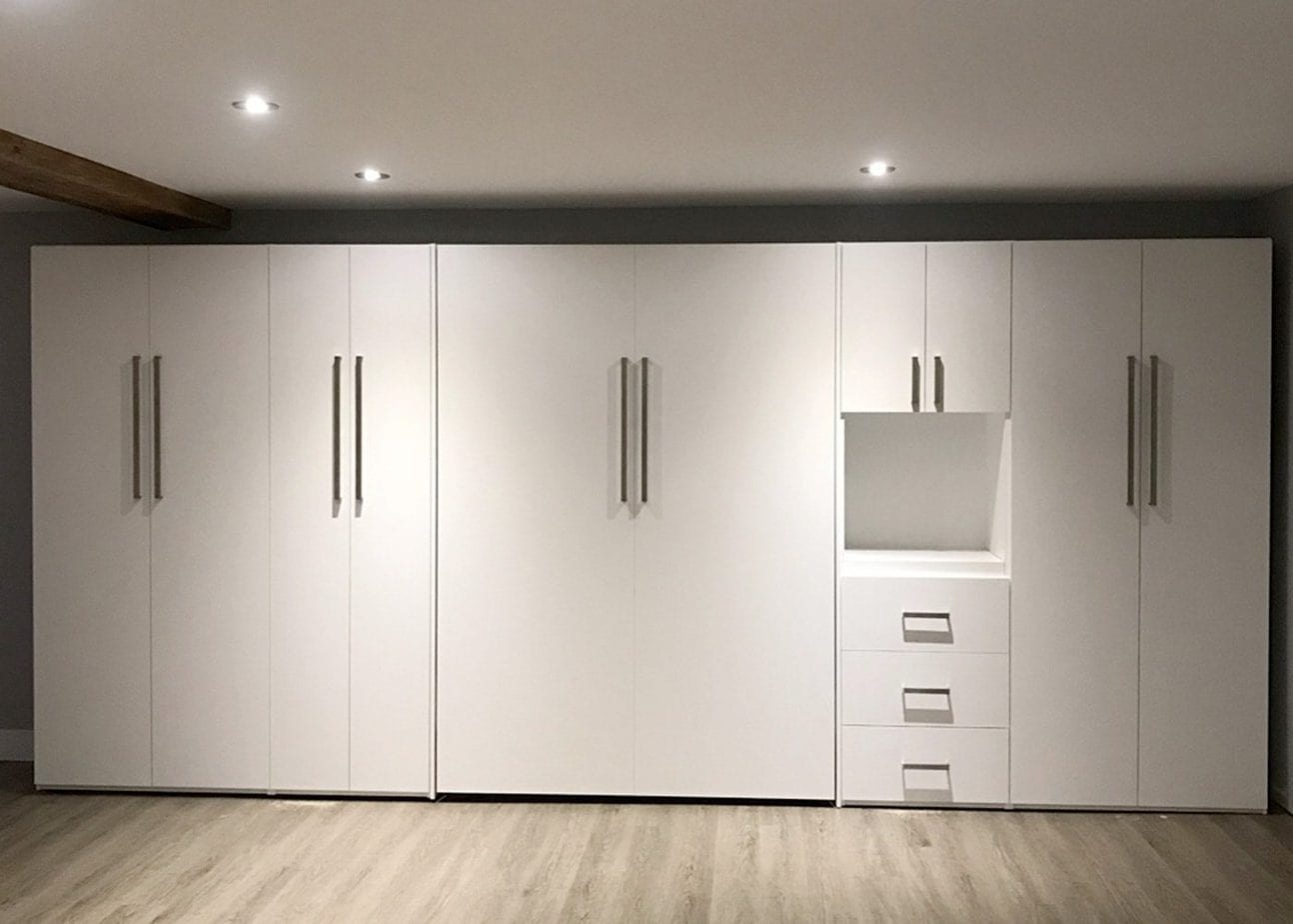 Lit mural escamotable vertical Contemporain COV2 | LA PLACE