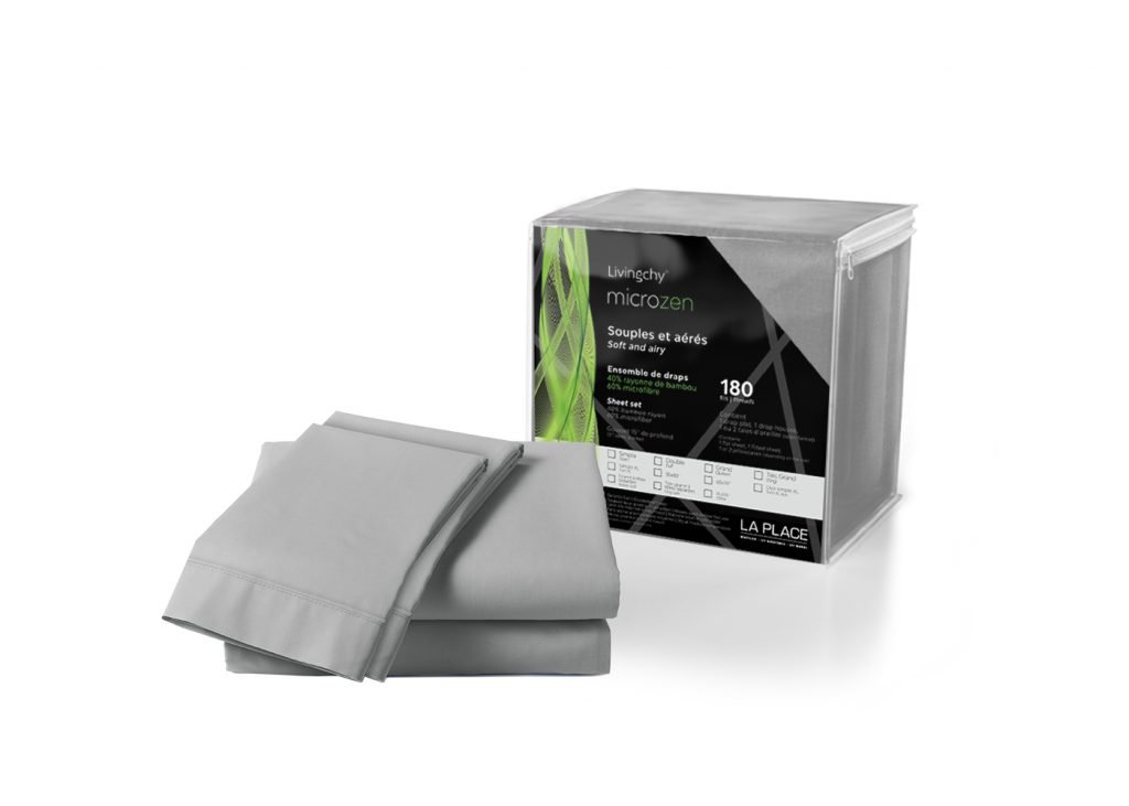 Ensemble de draps MicroZen - microfibre et rayonne de Bambou