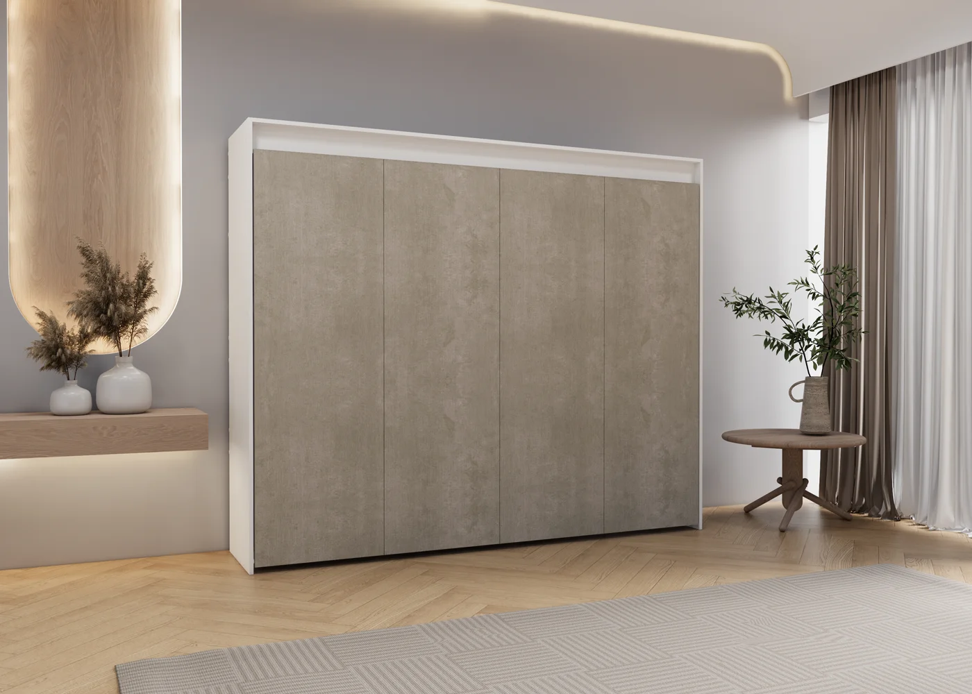Lit escamotable mural horizontal Livingchy COH4 Rock Solid